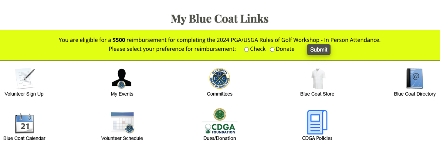 PGA/USGA Rules of Golf Workshop Reimbursement | Chicago District Golf Association | CDGA ...